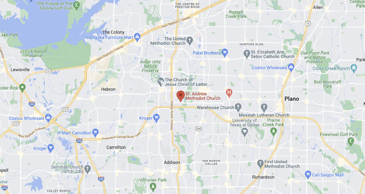 Directions & Parking – St. Andrew Methodist Church